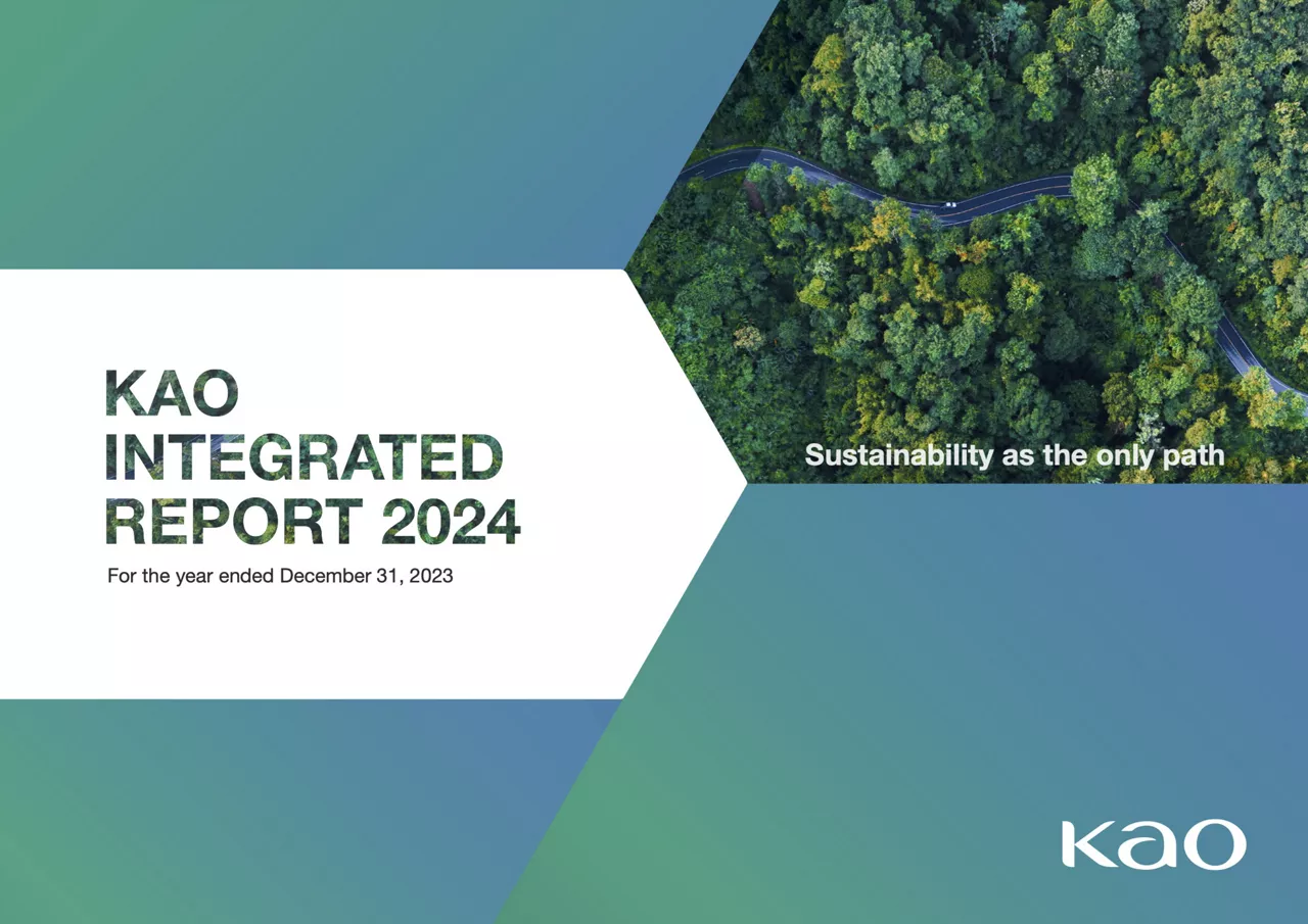 Kao releases the Kao Integrated Report 2024, presenting the company's ...