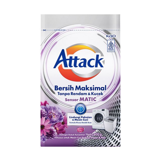 Kao Indonesia | Katalog Produk | Attack Sensor Matic 800g