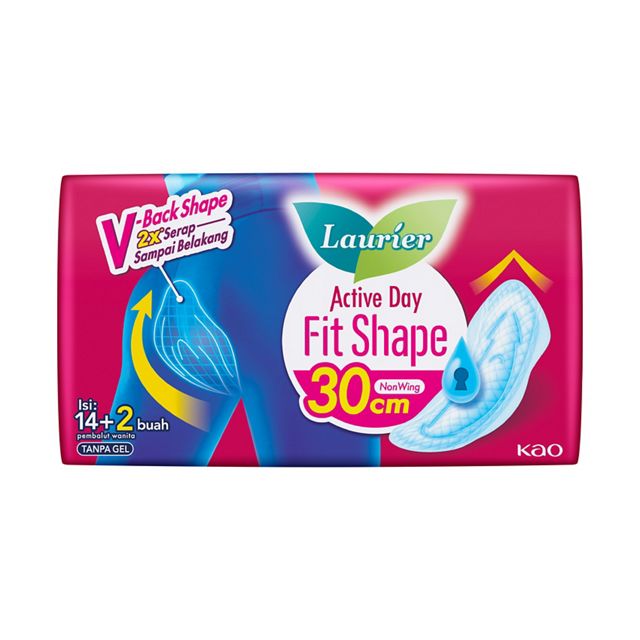 Kao Indonesia | Katalog Produk | Laurier Fit Shape 30cm - 14+2s