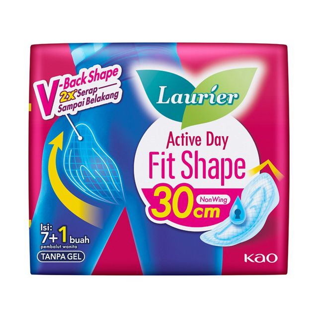 Kao Indonesia | Katalog Produk | Laurier Fit Shape 30cm - 7+1s