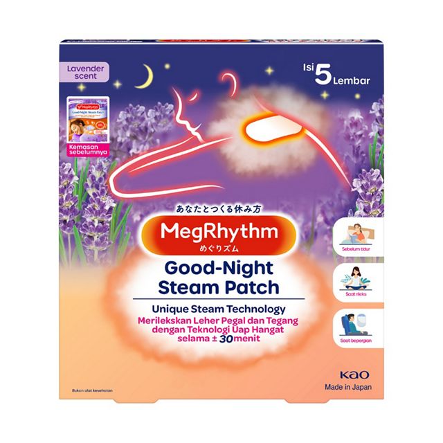 Kao Indonesia | Katalog Produk | MegRhythm Good Night Steam Patch ...