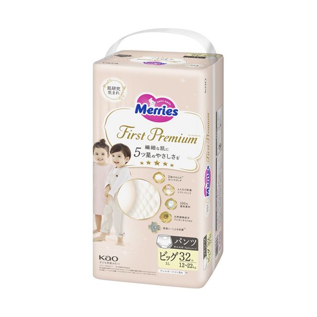 Kao Thailand | Product catalogue | Merries First Premium Pants XL32