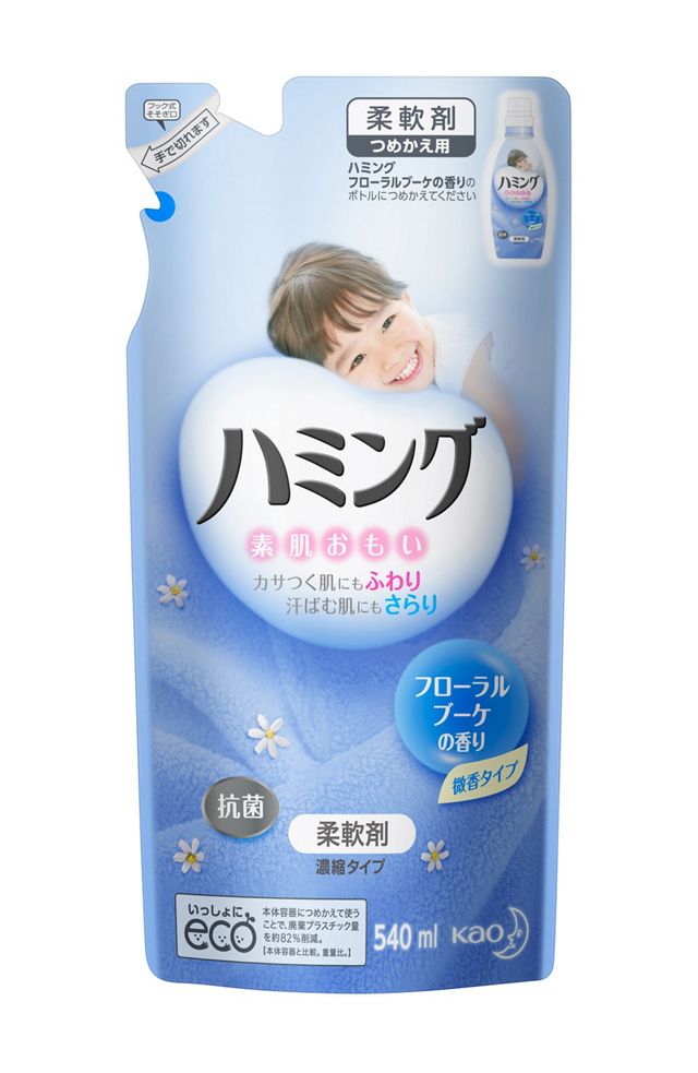 Kao Corporation|Product Information|ハミング フローラルブーケの香り つめかえ用 540ml
