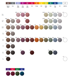Newance by Topchic Color Chart